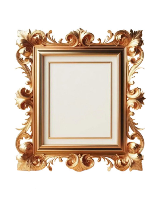 Maximalist Golden Picture Frame Flyer (us Le Template | PosterMyWall
