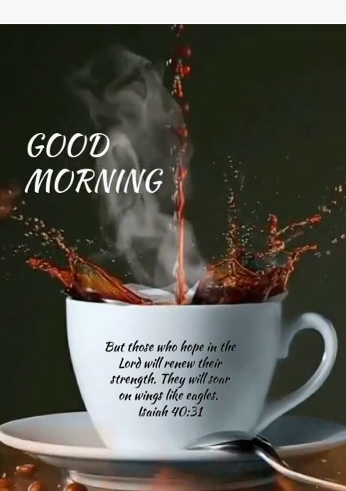 Maximalist Good Morning A4 Template | PosterMyWall