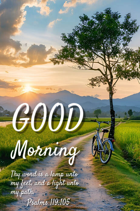 Maximalist Good Morning Banner 4' × 6' Template | PosterMyWall