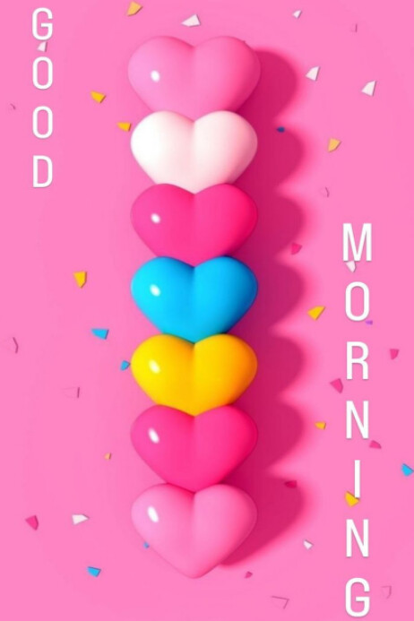 Maximalist Good Morning Banner 4' × 6' Template | PosterMyWall