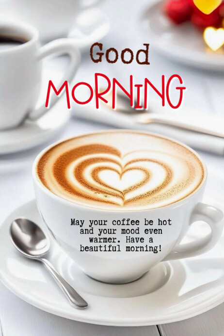 Maximalist Good Morning Banner 4' × 6' Template | PosterMyWall
