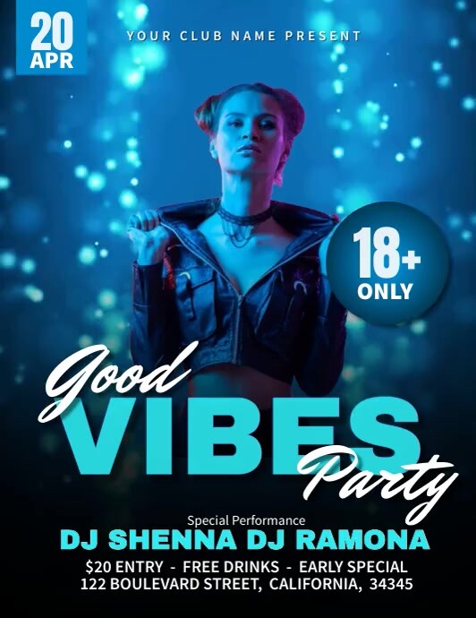 Copy of Maximalist Good Vibes Party Flyer (us Letter | PosterMyWall