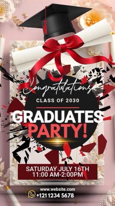 Maximalist Graduation Party Whatsapp Status Whatsapp Status Template ...
