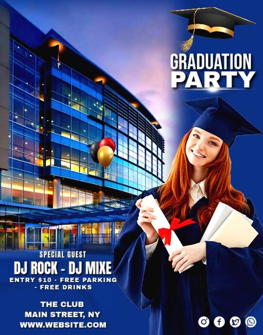 Modèle Maximalist Graduation Poster | PosterMyWall