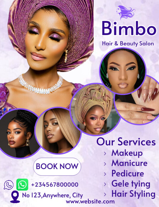Copy of Maximalist Hair And Beauty Flyer (us Letter) | PosterMyWall