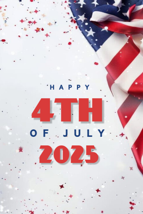 Maximalist Happy 4th Of July Poster Template | PosterMyWall
