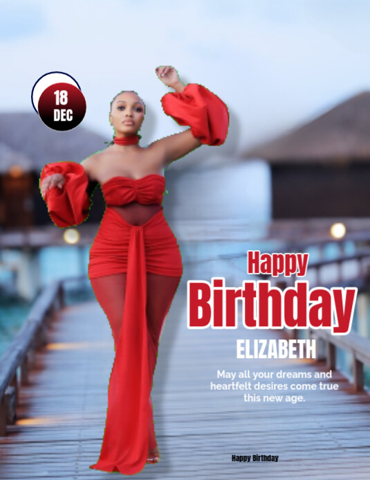 Maximalist Happy Birthday Design Flyer (us Letter) Template | PosterMyWall