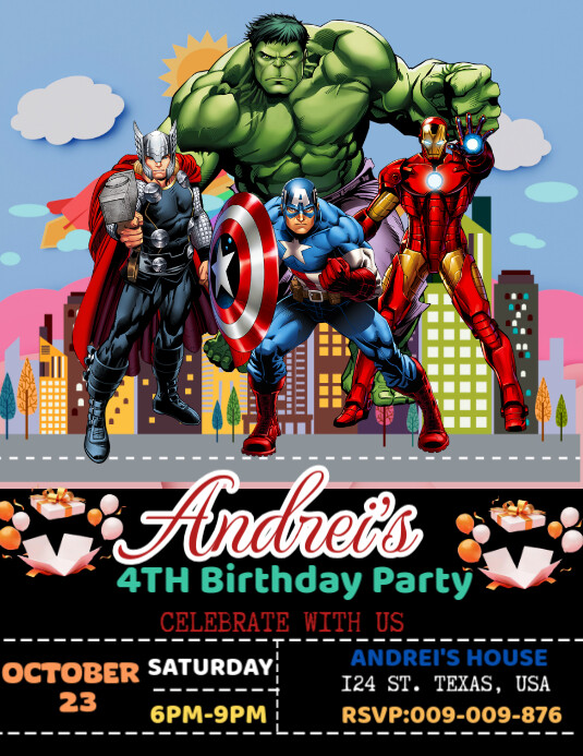 Copy of Maximalist Happy Birthday Flyer (us Letter) | PosterMyWall