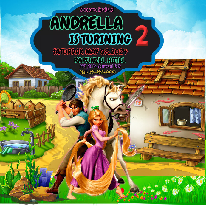 Copy of Maximalist Happy Birthday Instagram Post | PosterMyWall