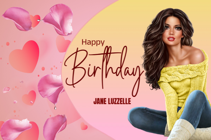 Modèle Maximalist Happy Birthday Poster | PosterMyWall