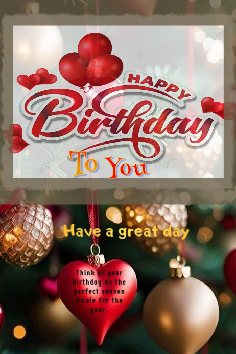 Maximalist Happy Birthday Poster Template | PosterMyWall