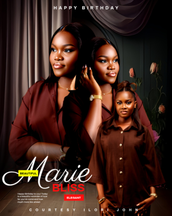 Maximalist Happy Birthday Template | Modern Birthday Design Instagram ...