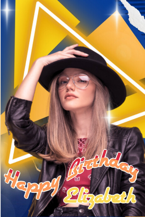 Maximalist Happy Birthday To You Poster Template | PosterMyWall