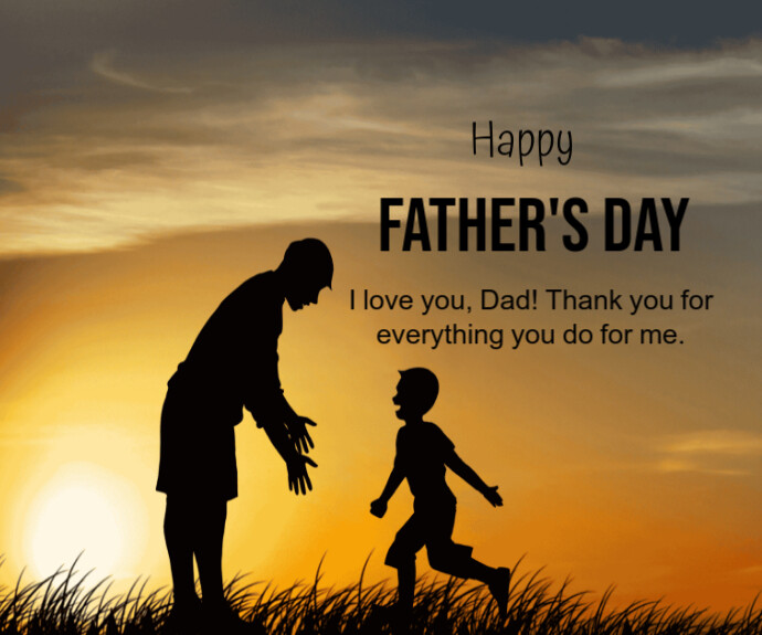 Copy of Maximalist Happy Father's Day Medium Rectangle | PosterMyWall