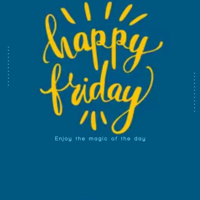 Maximalist Happy Friday Instagram Post Template | PosterMyWall