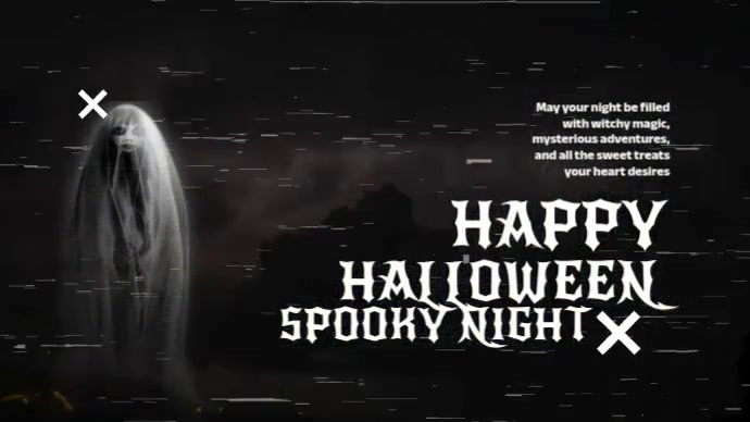 Maximalist Happy Halloween Youtube Thumbnail Template | PosterMyWall