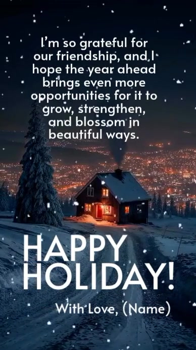 Maximalist Happy Holiday Instagram Reel Template | PosterMyWall