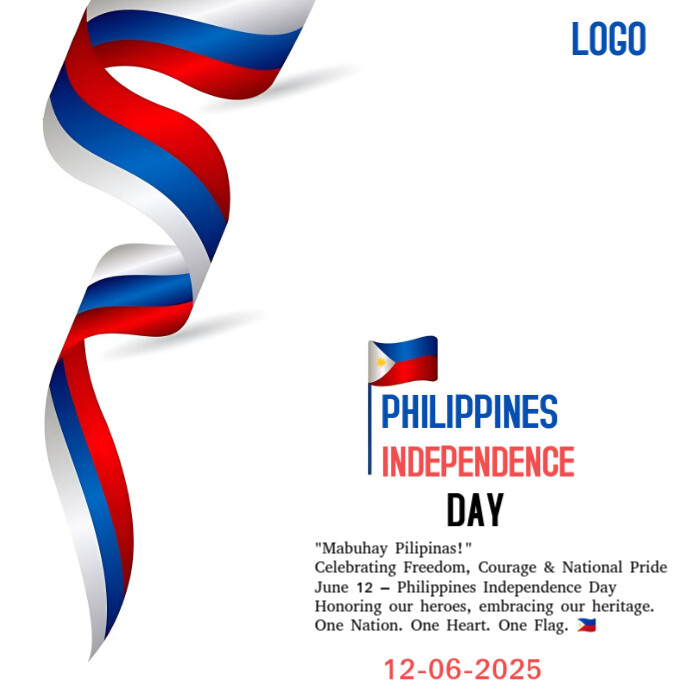 Copy of Maximalist Happy Independence Day Philippines Instagram Post ...