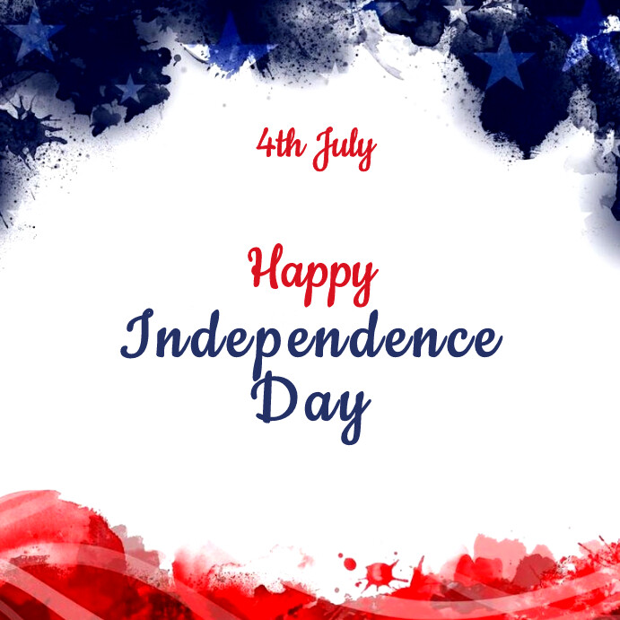 Plantilla de Maximalist Happy Independence Instagram Post | PosterMyWall
