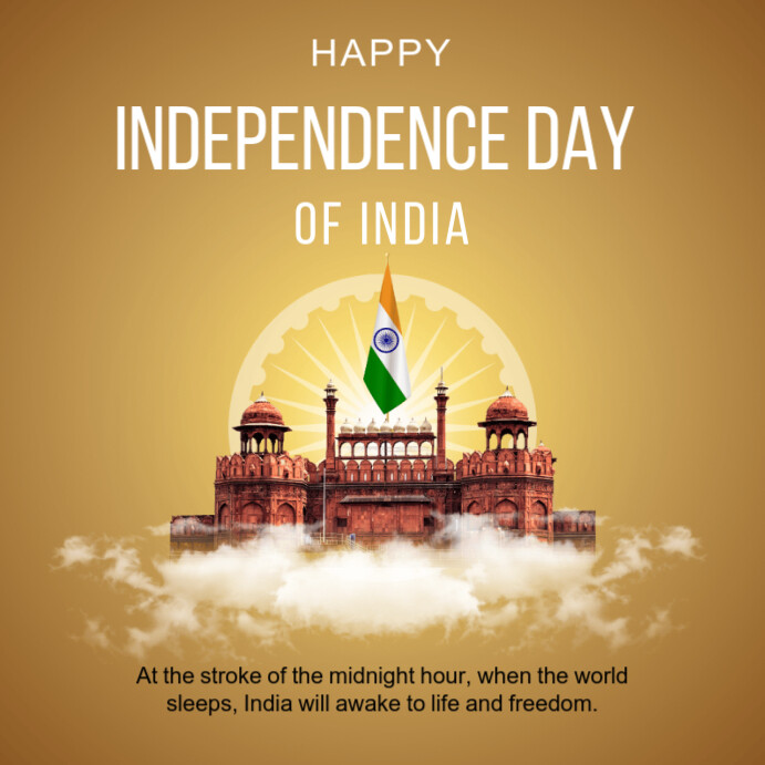 Copy of Maximalist Happy India Independence Day Instagram Post ...