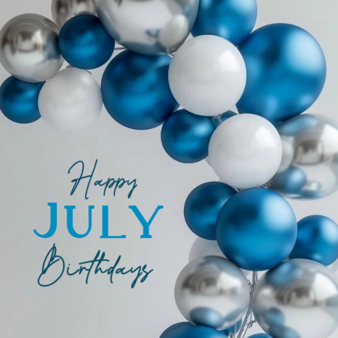 Copy of Maximalist Happy July Birthdays Instagram Post | PosterMyWall