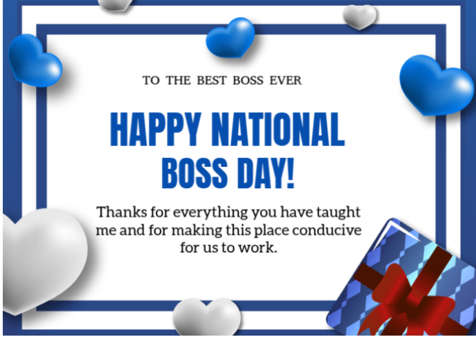 Plantilla de Maximalist Happy National Boss Day Online Design Flyer ...