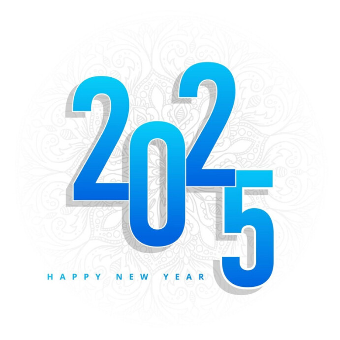 Maximalist Happy New Year 2025 Instagram Post Template | PosterMyWall