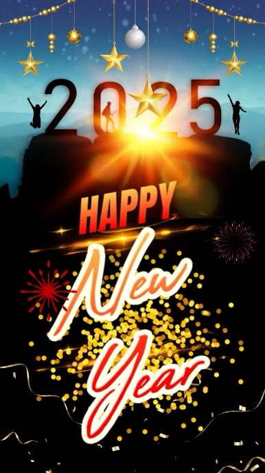 Maximalist Happy New Year Whatsapp Status Whatsapp Status เทมเพลต ...