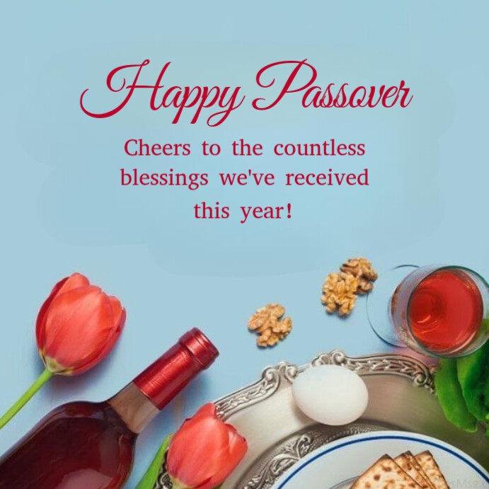 Modèle Maximalist Happy Passover Instagram Post | PosterMyWall