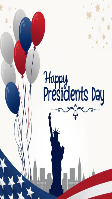 Maximalist Happy Presidents Day Celebration Design Instagram Story ...