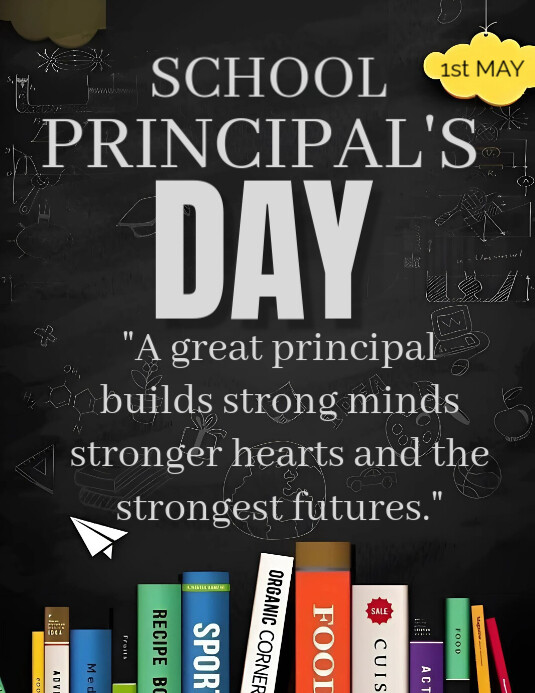 Maximalist Happy Principals Day Flyer (us Letter) Template | PosterMyWall