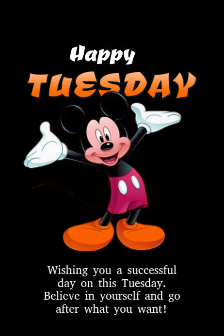 Maximalist Happy Tuesday Banner 4' × 6' Template | PosterMyWall