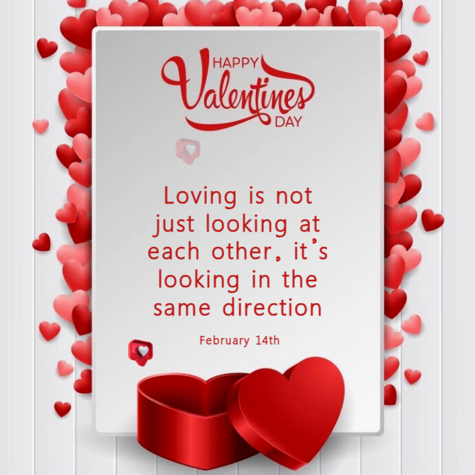 Copy of Maximalist Happy Valentine Day Quote Instagram Post | PosterMyWall