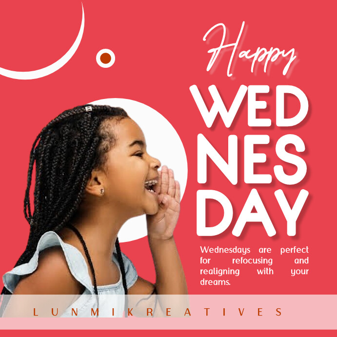 Maximalist Happy Wednesday Instagram Post Templat | PosterMyWall