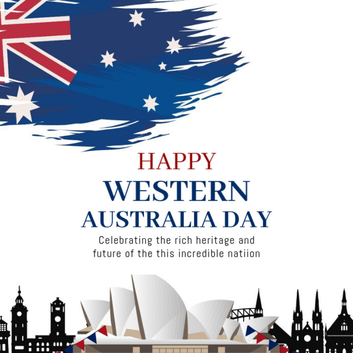 Copy of Maximalist Happy Western Australia Day Instagram Post ...