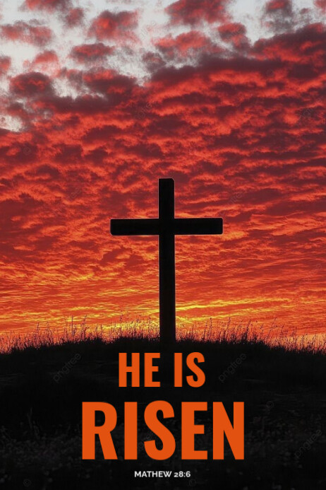 Copy of Maximalist He Is Risen Poster | PosterMyWall