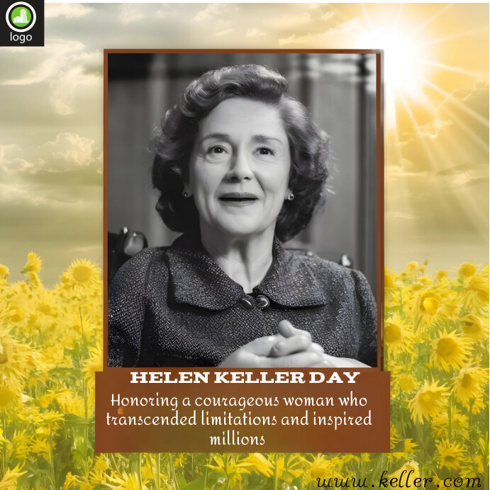 Maximalist Helen Keller Instagram Post-Vorlage | PosterMyWall