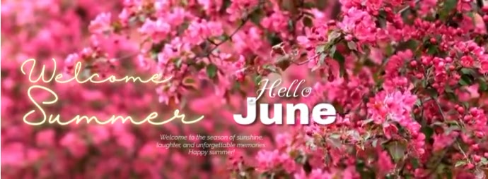 Copy of Maximalist Hello June Facebook Cover Photo | PosterMyWall