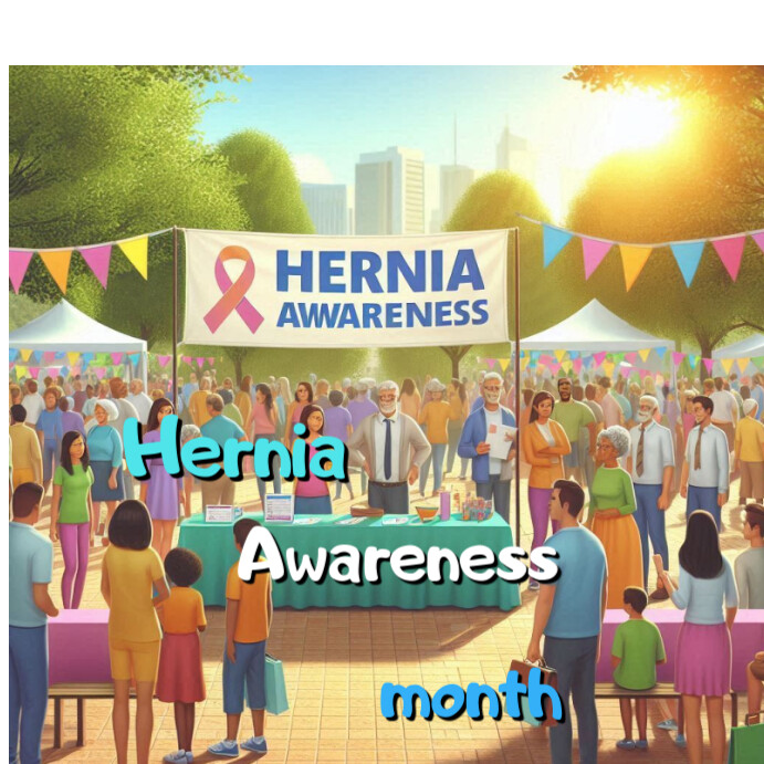 Maximalist Hernia Awareness Month Instagram Post Template | PosterMyWall