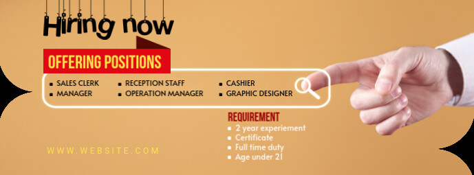 Maximalist Hiring Facebook Cover Facebook Cover Photo Template ...