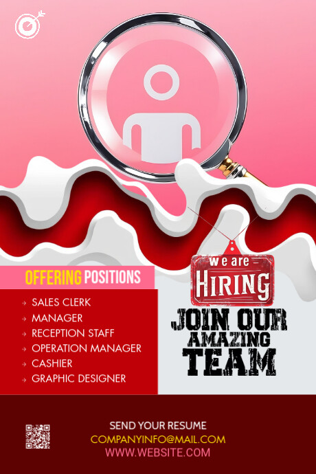 Maximalist Hiring Pinterest Graphic Template Tumblr Graphic | PosterMyWall