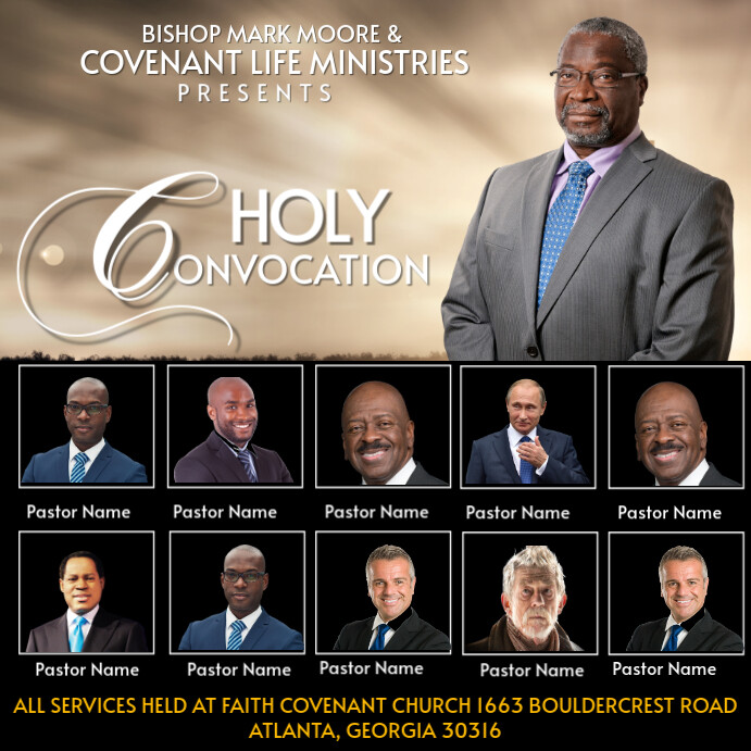Plantilla de Maximalist Holy Convocation , Apostolic Flyer Jurisdicti ...