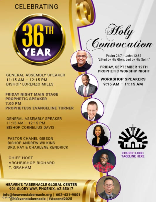Copy of Maximalist Holy Convocation Flyer Flyer (us Letter) | PosterMyWall