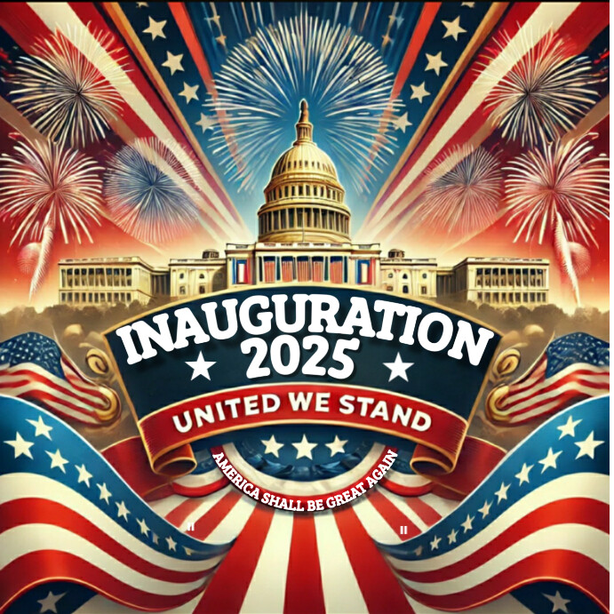 Plantilla de Maximalist Inauguration 2025 Instagram Post | PosterMyWall