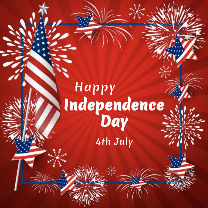 Maximalist Independence Day Instagram Post Template | PosterMyWall