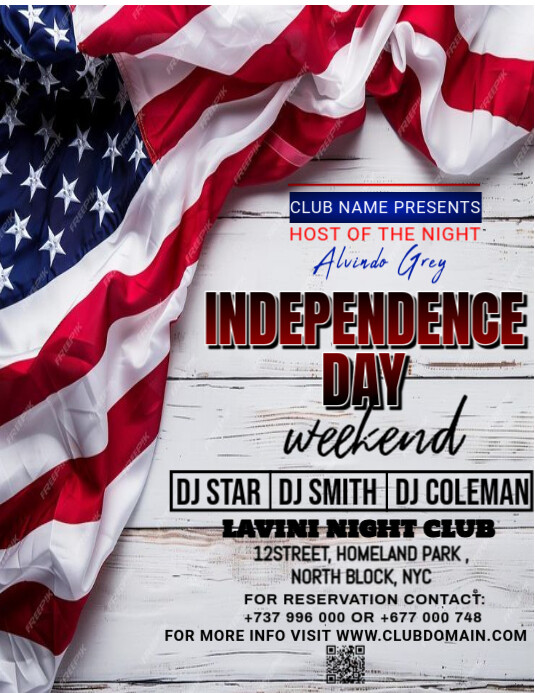 Maximalist Independence Day Weekend Flyer (us Letter) Template | PosterMyWall