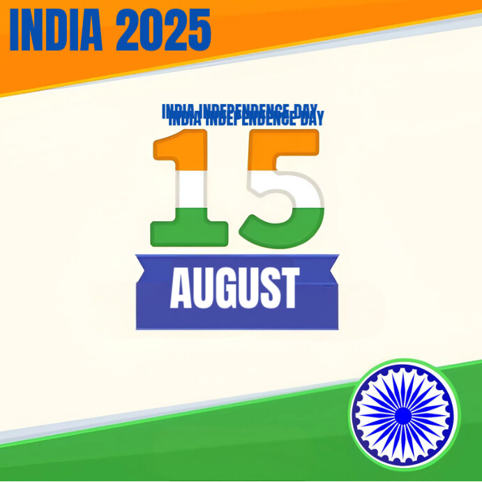 Maximalist Indian Independence Day Instagram Post Template | PosterMyWall