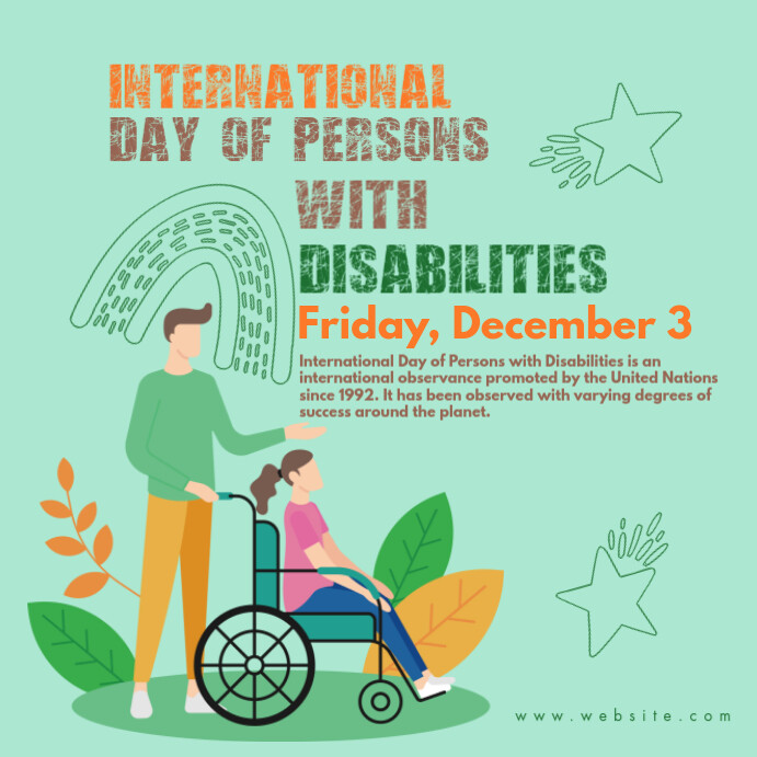 Copy of Maximalist International Day Of Person With Disabilities ...