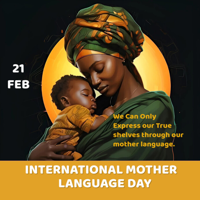 Copy of Maximalist International Mother Language Day Instagram Post ...