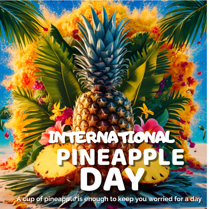 Copy of Maximalist International Pineapple Day Insta | PosterMyWall